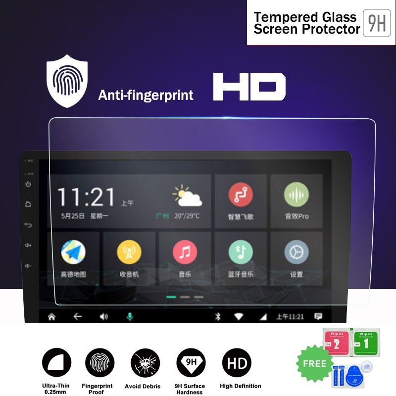 Android Car Stereo Screen Protector for 10 inch 9 inch 7 inch Headunit ...