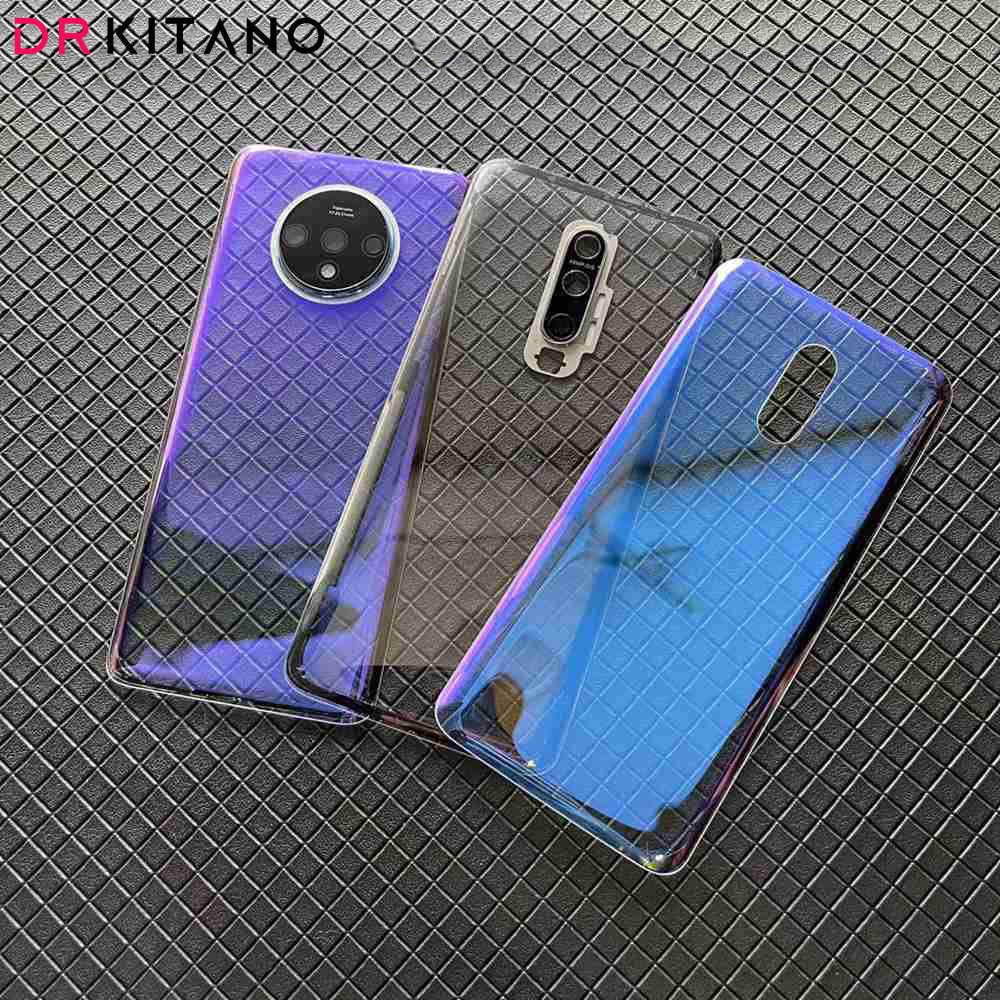 Clear Glass Back Cover For Oneplus 7 Pro 7T Battery Cover Back Glass ...