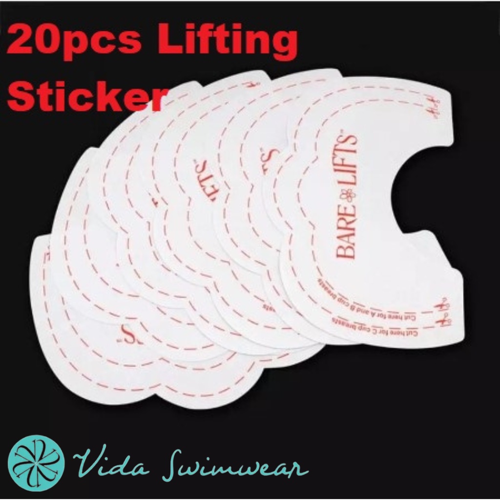 20pcs Women Instant Adhesive Breast Lift Invisible Bra Stickers ...