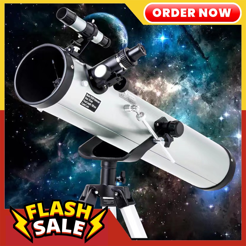 Telescope Monocular Astronomical Reflecting Telescope 76700 | Shopee ...