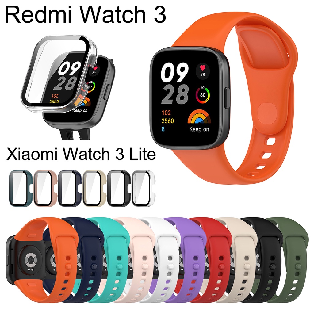 For Redmi Watch 3 strap case screen protector USB Cable charger 2023 ...