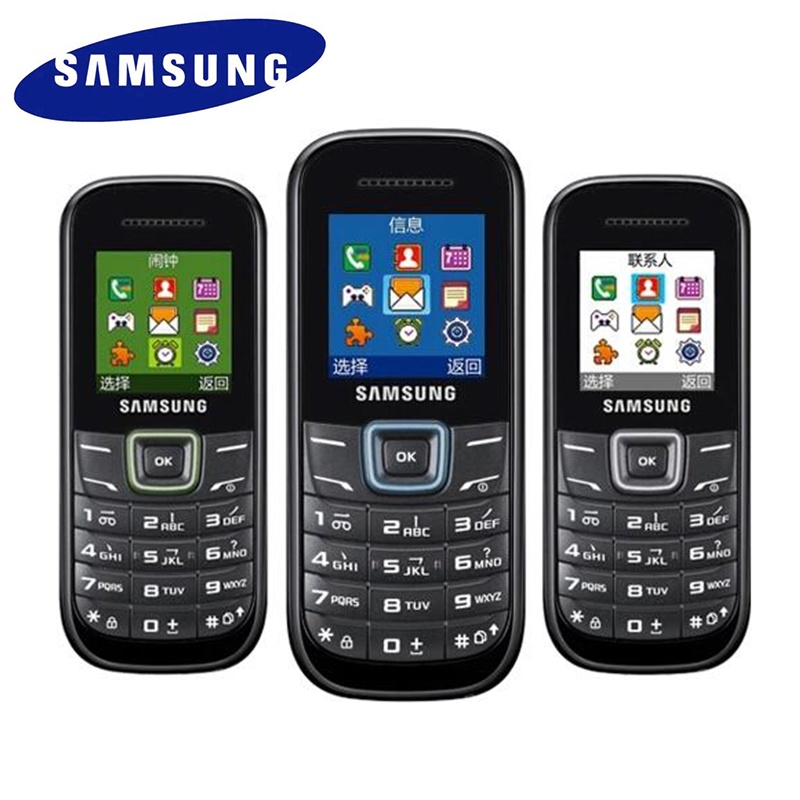 Original Samsung E1200 Mobile Phone GT-1205Y 2G Cell Phone Keypad Basic ...