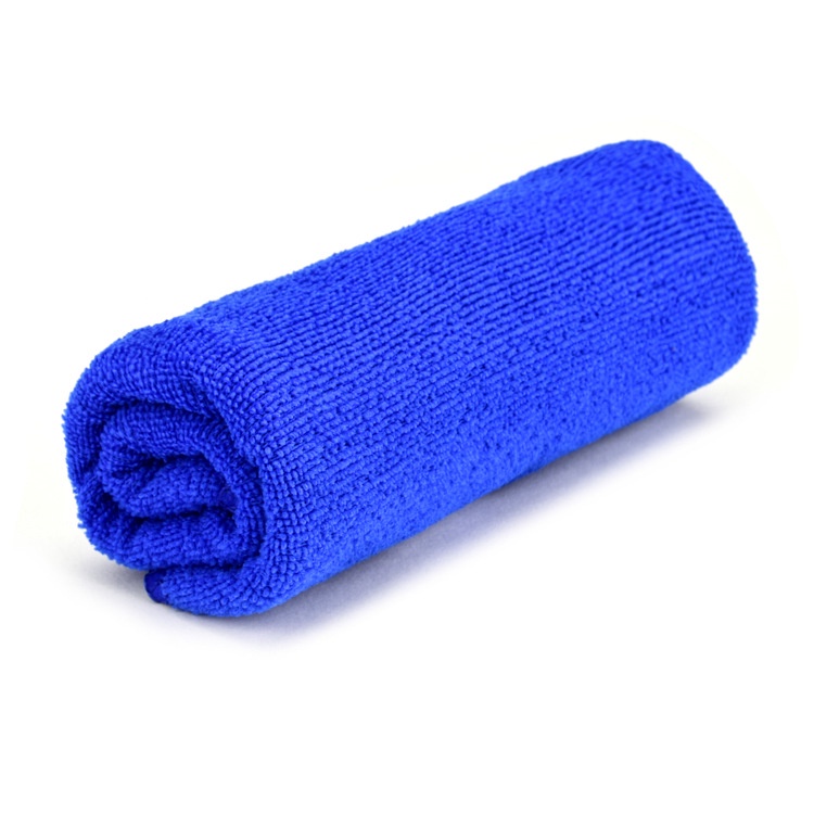 1PC Blue Towel Absorbent Rag Kitchen Soft Washing Polish Cloth Auto ...