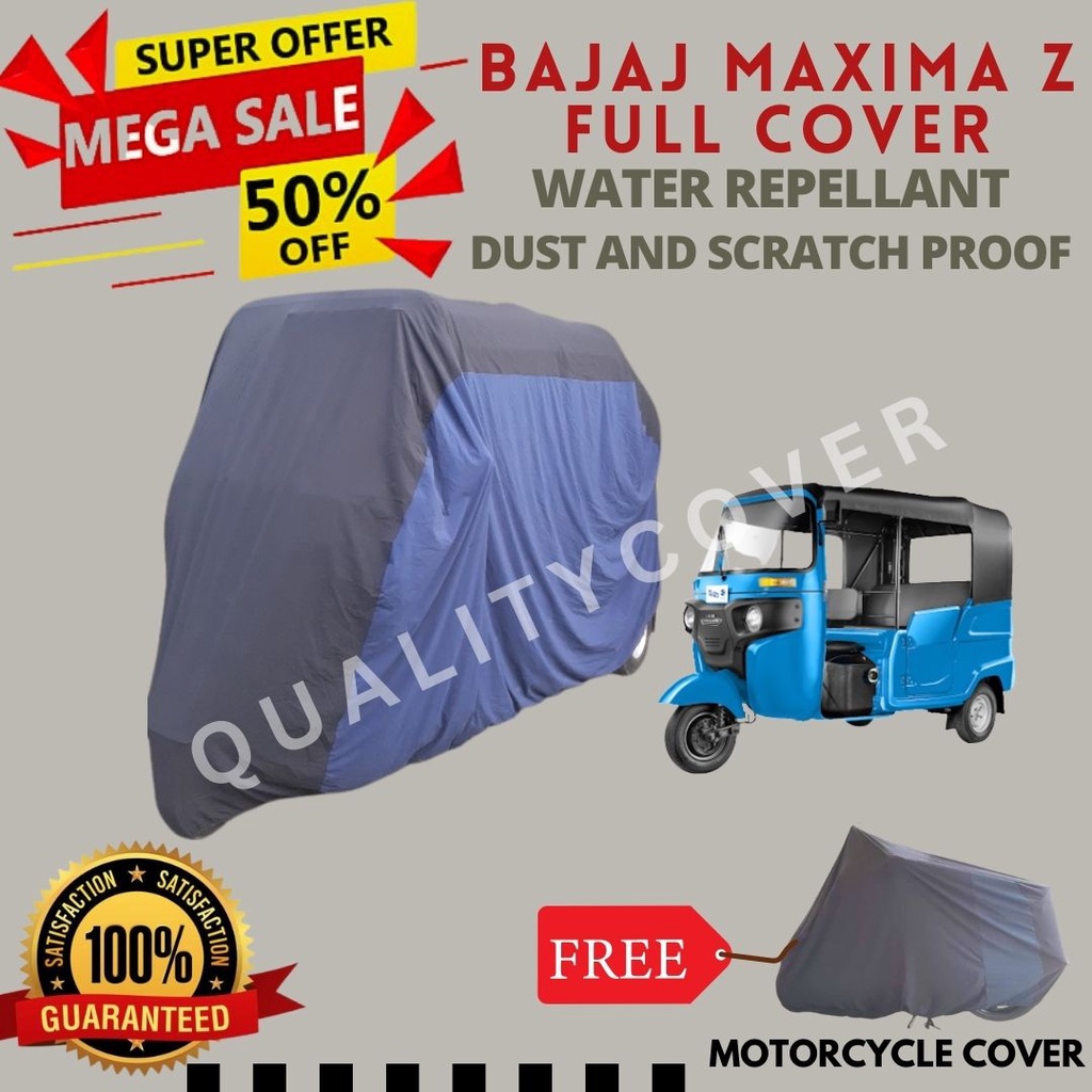 BAJAJ MAXIMA Z FULL COVER HIGH QUALITY (WATER REPELLANT, SCRATCH, AND ...