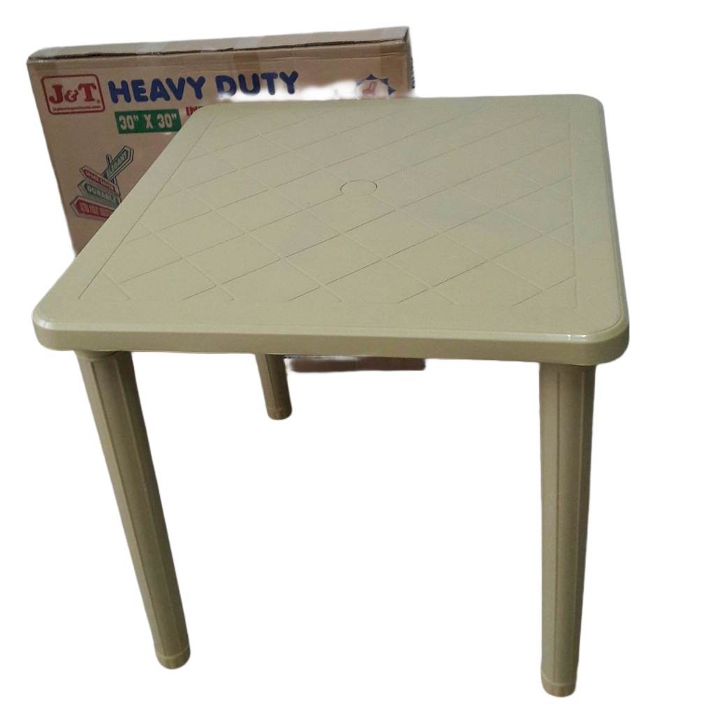 MONOBLOCK TABLE J&T HEAVY DUTY 4-SEATER TABLE Indoor/Outdoor STOCK NO ...