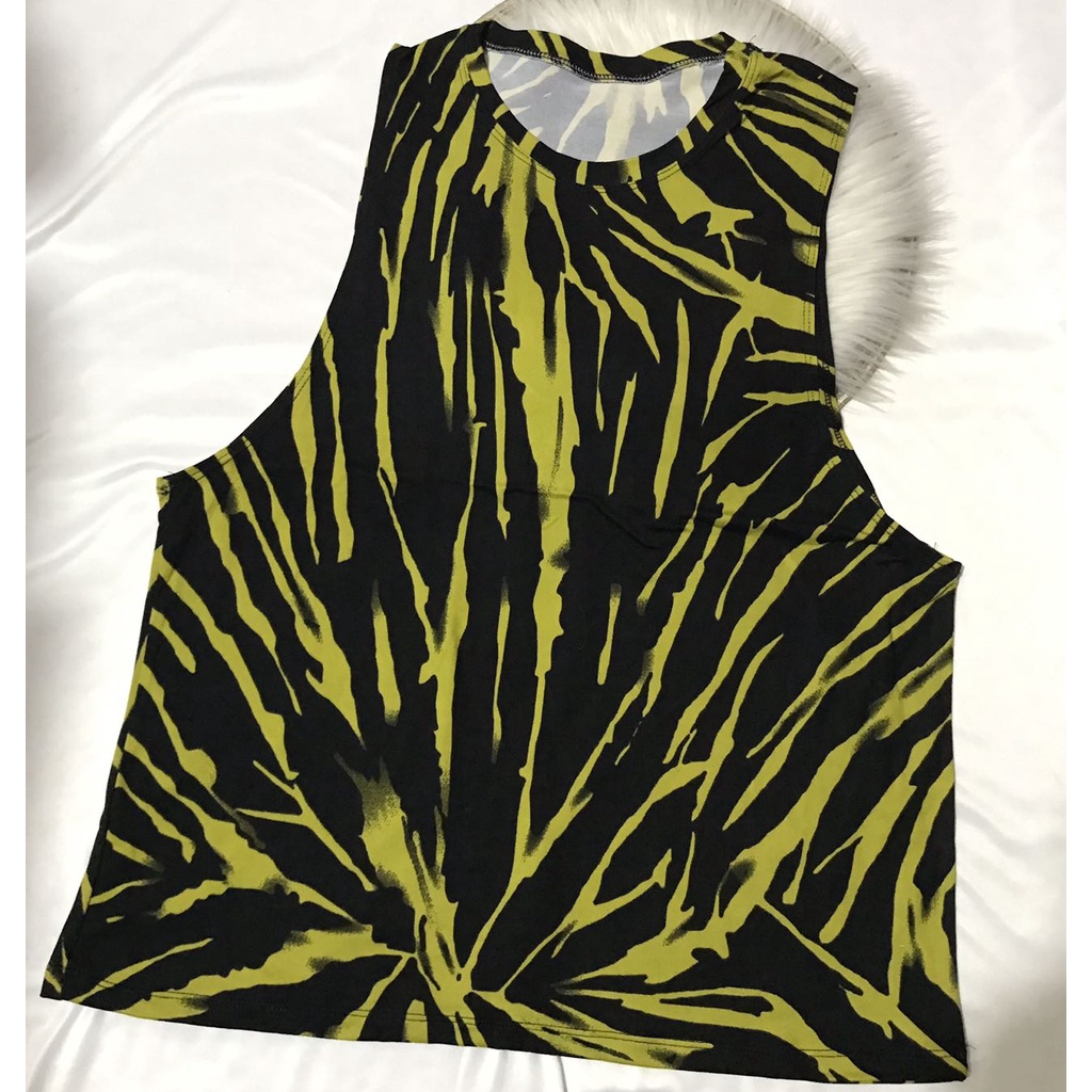 NEW TIE DYE MUSCLES TEE SANDO FOR MEN | Shopee Philippines