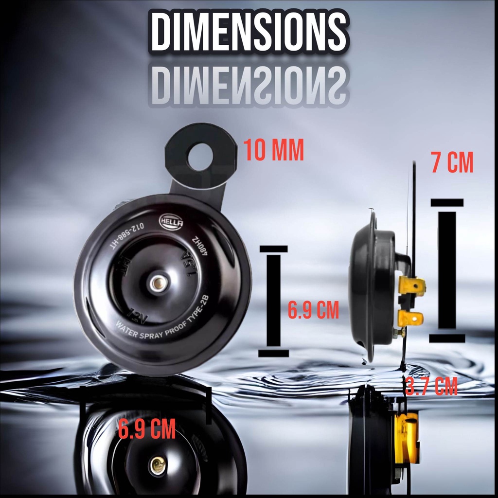 YAMAHA YTX 125 - SINGLE HORN | Motor & Car PARTS ACCESSORIES | 1pcs ...