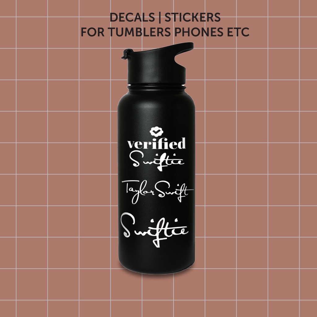 TAYLOR SWIFT Swifties LOGO HOLO DECALS STICKER for FLASK CAR TUMBLER ...