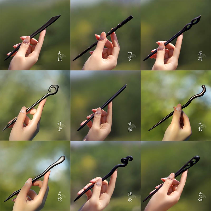 Sandalwood Hairpin Ancient Chinese Style Wooden Hair Pin Wooden Hairpin ...