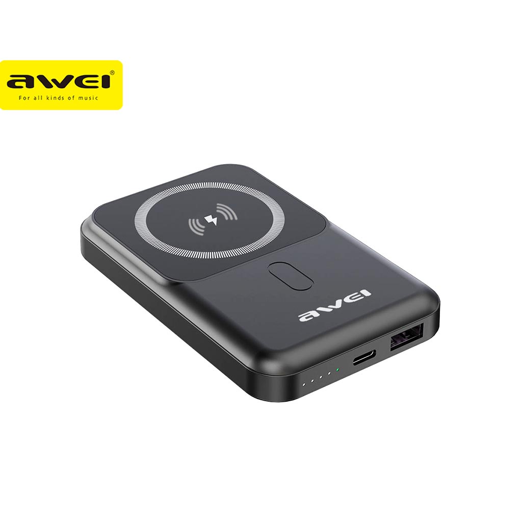 Awei P139K 10000mAh 22.5W Travel PowerBank Portable Magnetic Wireless ...