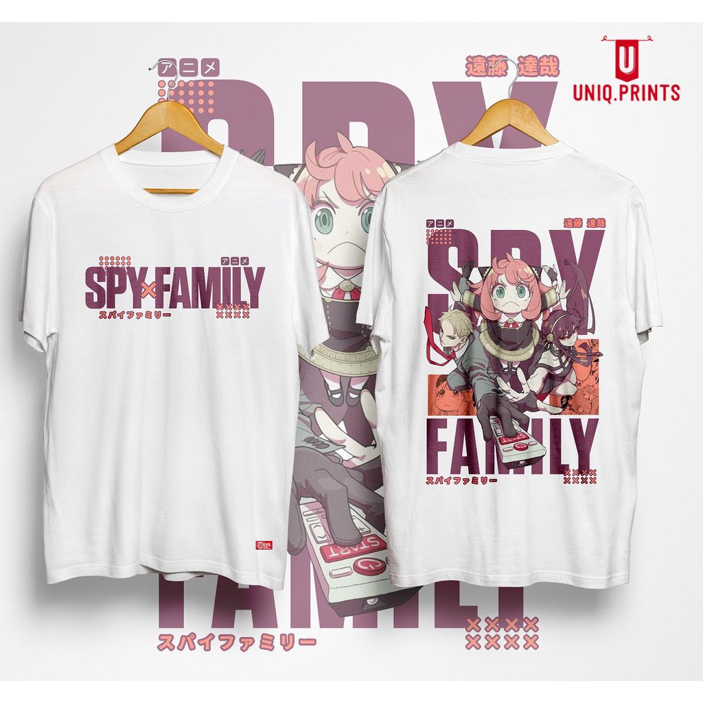 UNIQ.PRINTS SPY X FAMILY GRAPHIC COTTON TSHIRT FOR MEN AND WOMEN ...