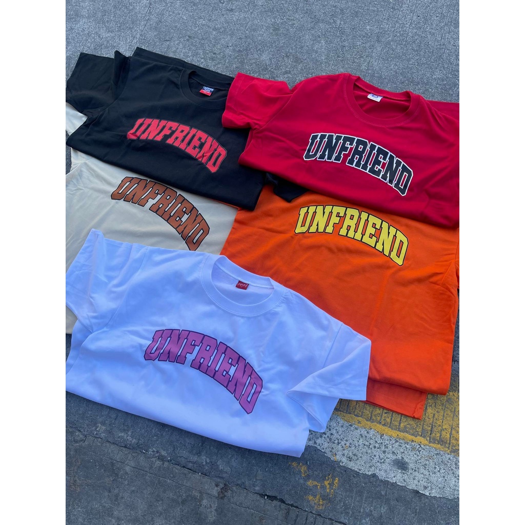 UNFRIEND UNISEX COTTON TSHIRT | Shopee Philippines