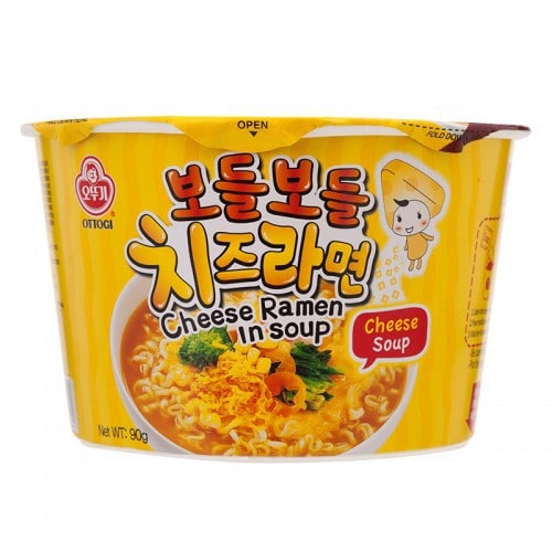 OTTOGI CHEESE RAMEN AND BODEULBODEUL SPICY CHEESE RAMYEON, STIR FRY ...