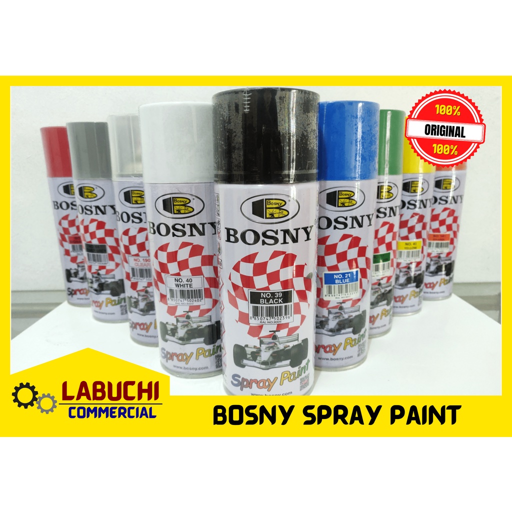 BOSNY SPRAY PAINT 400cc COLORS AVAILABLE | BOSNY BRAND 100% ORIGINAL ...