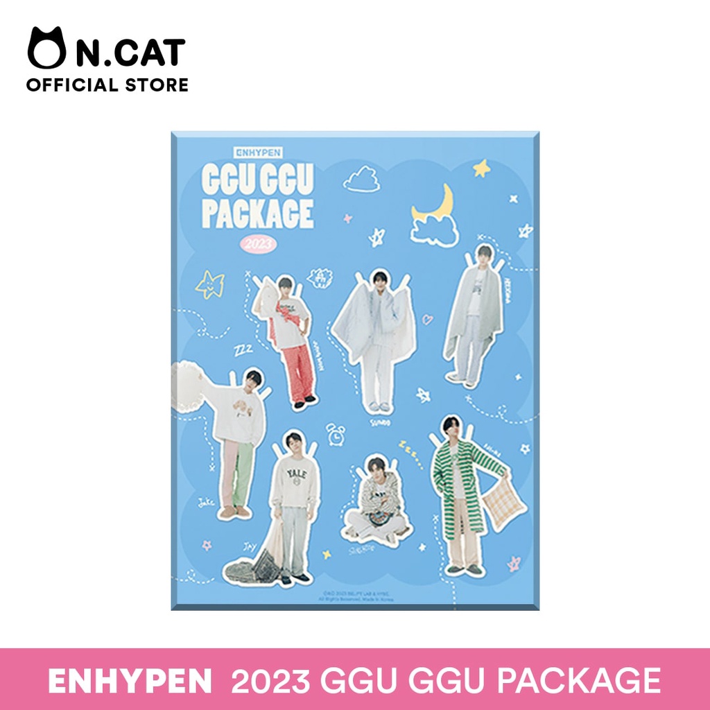 NCAT ENHYPEN: 2023 GGU GGU PACKAGE [WITH WEVERSE POB] | Shopee Philippines