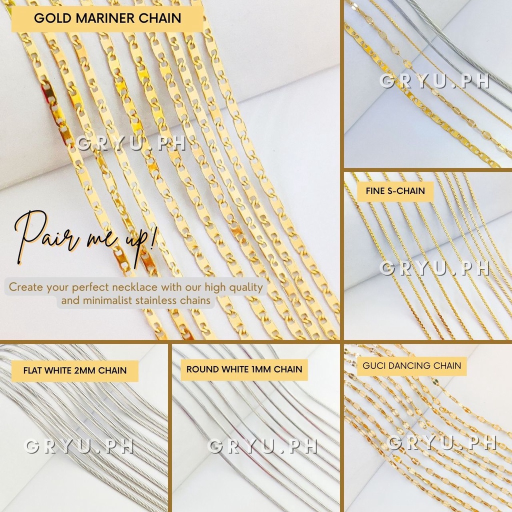 Gryu.ph [10pcs] Wholesale Bundle Price 18inch Stainless Necklace Chain ...