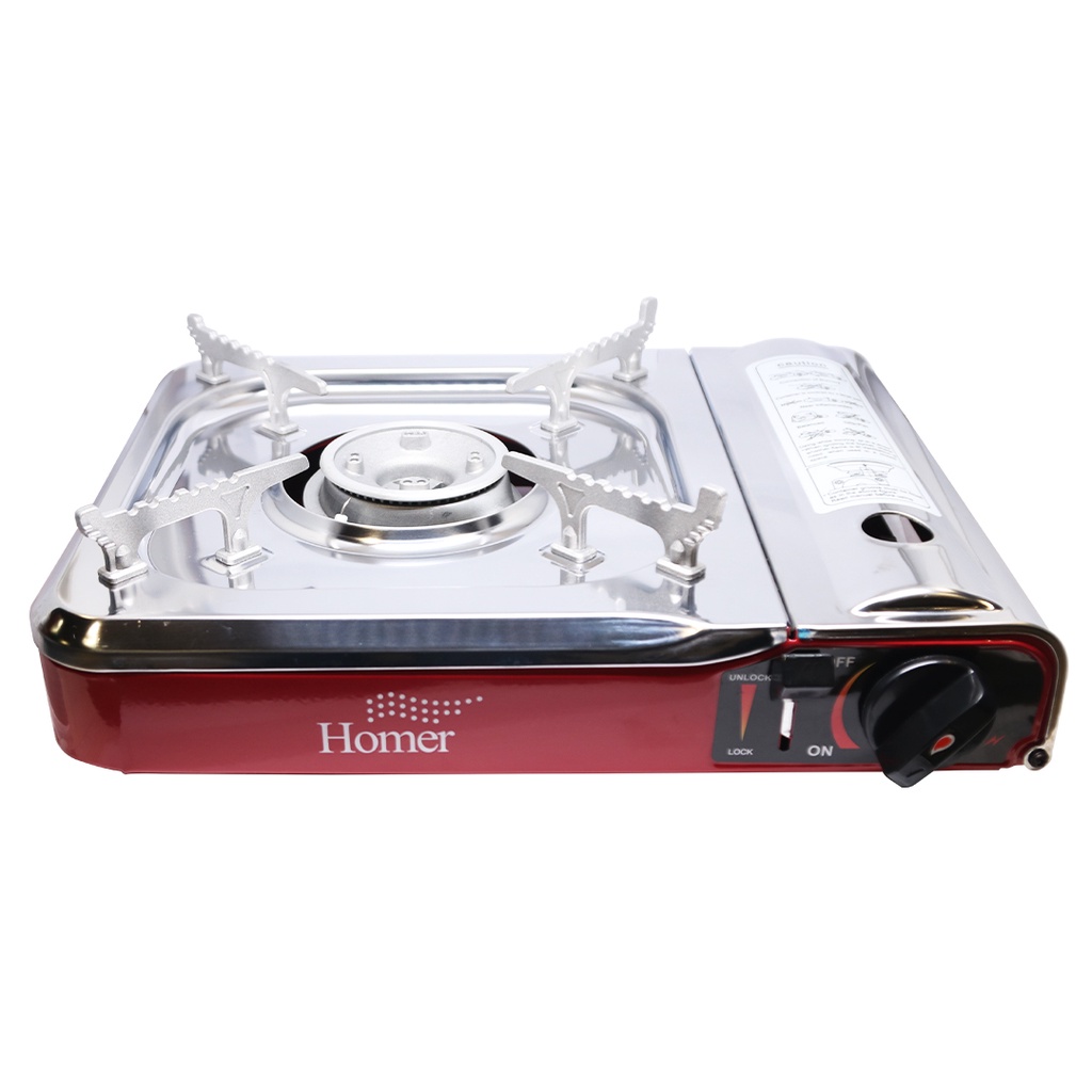 HOMER HOMPGS3 Butane Gas Stove Dual Function Gas Butane Red | Shopee ...