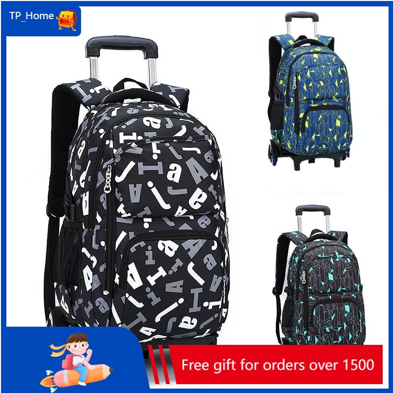 Student Trolley Bag for Kids girls boy School bag for kids boy girls ...