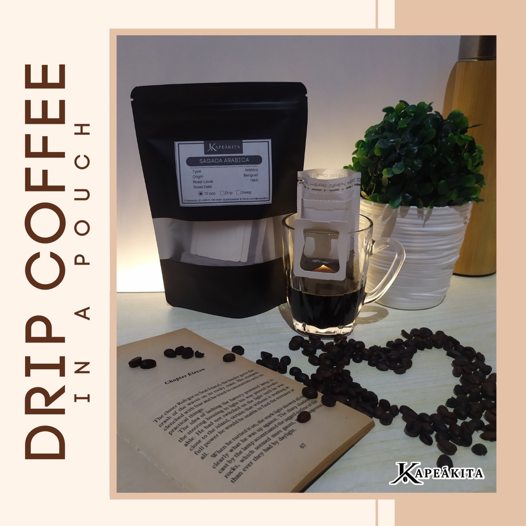 Sagada Arabica Coffee Drip in a pouch - Classic Flavor | 10g each | 10s ...