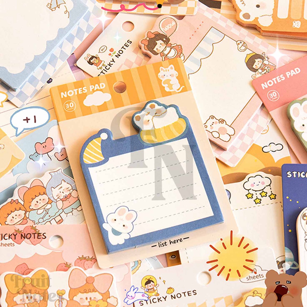 [CLEARANCE] SN315 30 sheets Kawaii Cute Notepad | Shopee Philippines
