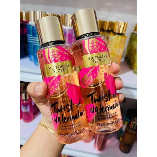 Twist of Watermelon Victoria's secret Fragrance mist with US barcode ...