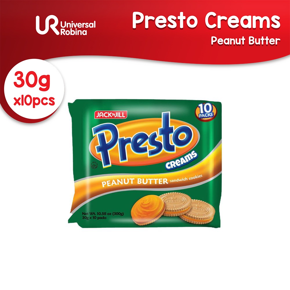 Presto Creams Peanut Butter (30g x 10) | Shopee Philippines