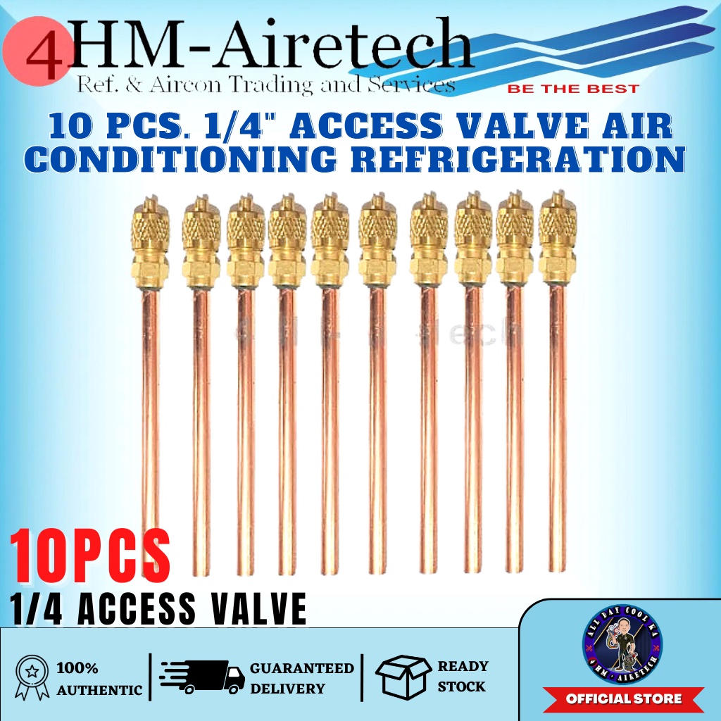 4HM 10 pcs. Access Valve Air Conditioning Refrigeration Service Access ...