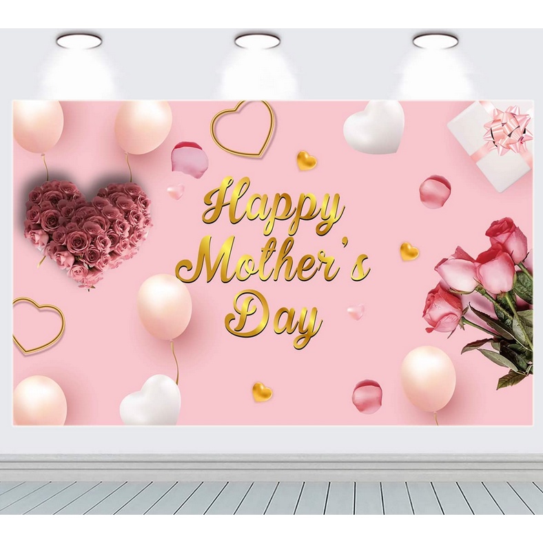 Mother's Day Backdrop, Happy Mother's Day Backdrops Banner Backgrounds ...