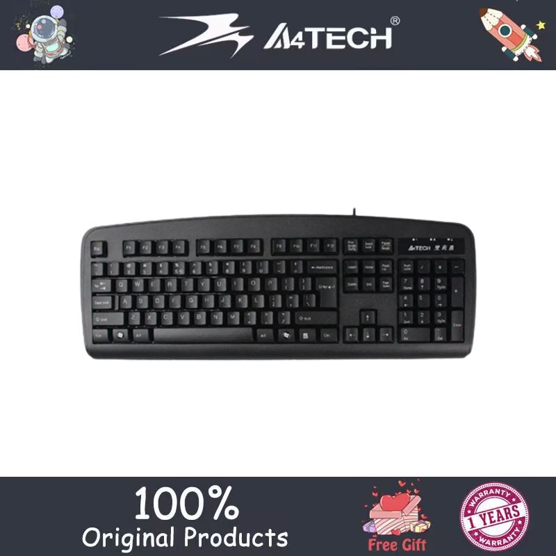 A4TECH KB-8 wired office game keyboard | Shopee Philippines