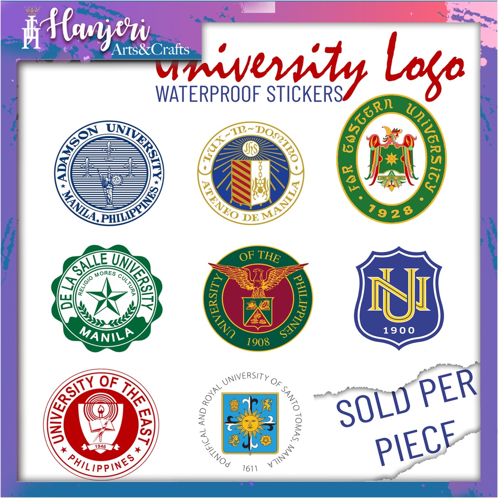 UAAP- School University Logo Patches Waterproof Laminated Stickers ...