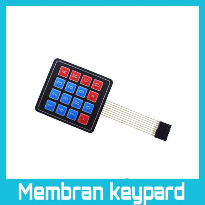 4x4 Membrane keypard Matrix array 16 key Membrane switch Arduino STM32 | Shopee Philippines
