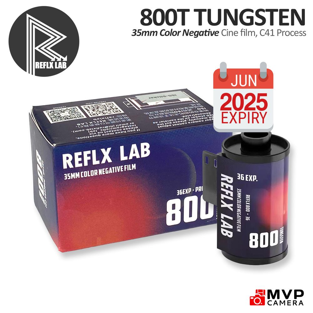 REFLX LAB 800T TUNGSTEN Color Negative Film 800 135 35mm C41 Processing ...