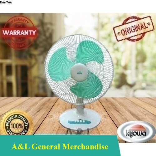 16Inches Desk Fan Kyowa (White/Green) KW-6709 1 Year Warranty | Shopee ...