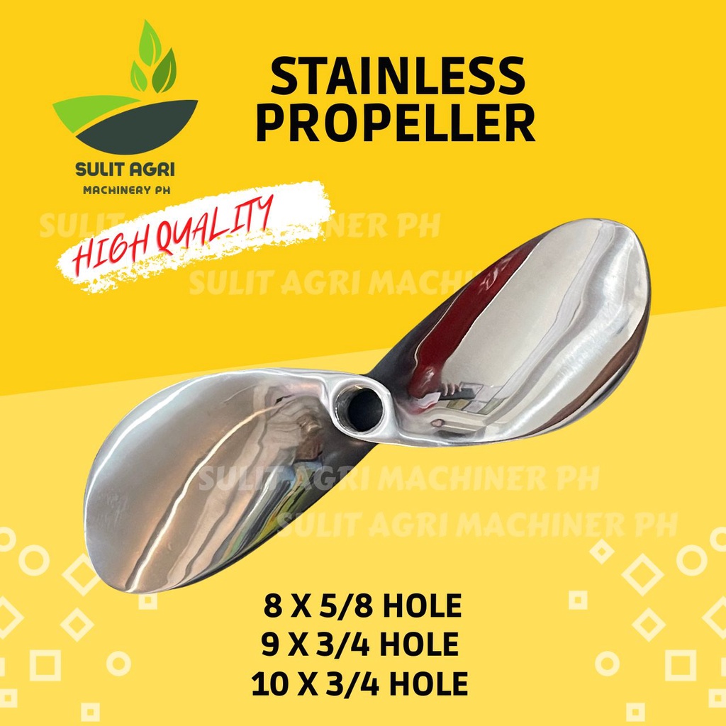 ORIG Racer Elesi Propeller Pala Stainless Steel Heavy Duty Pump Boat ...