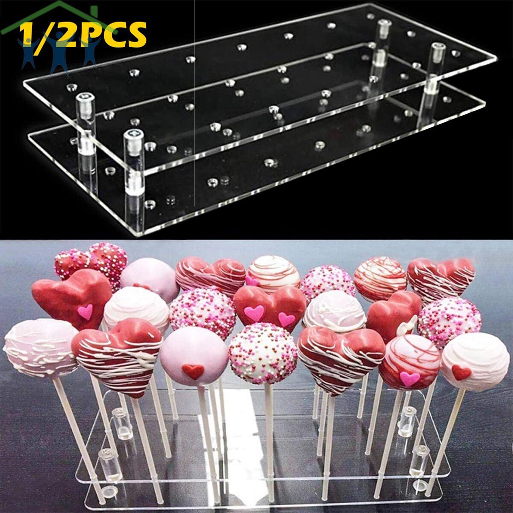 Acrylic Lollipop Stand 21Holes Acrylic Pop Holder Transparent Lollipop ...
