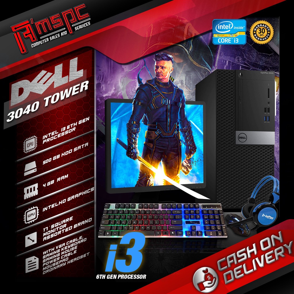 Desktop intel core i3 6th gen assorted cpu | refurbished unit | amspc ...