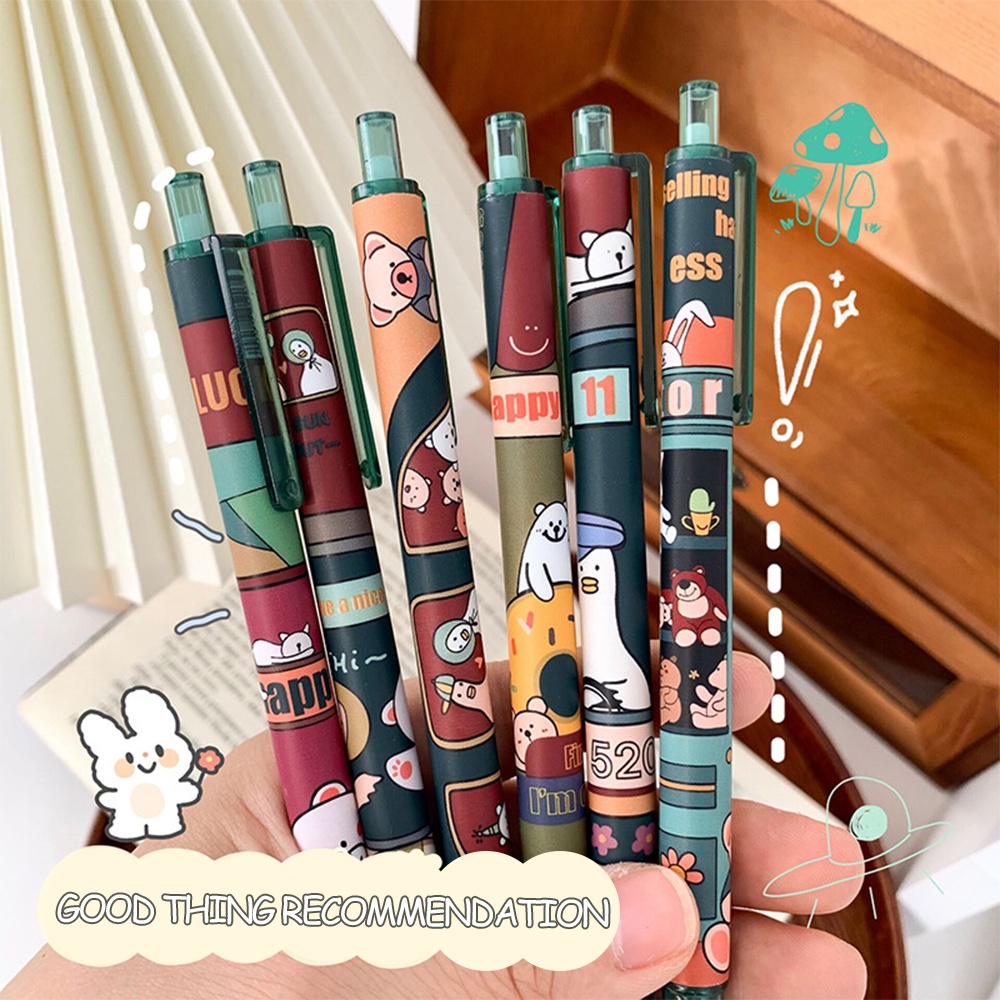 Cute Cartoon Press Gel Pen/ 0.5mm Ink Neutral Pens /Signature Pen ...