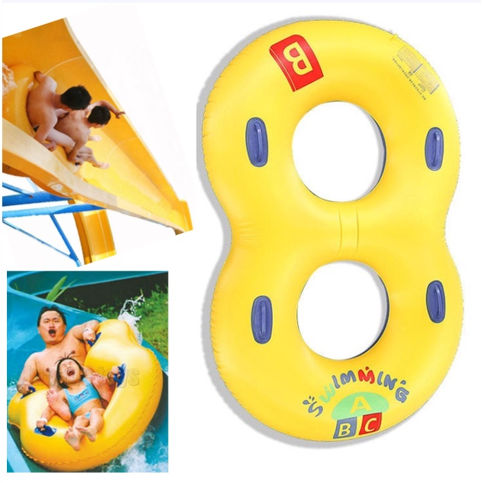 Durable 2 Person sea Inflatable Double Water Park Ski Tube Swimming ...