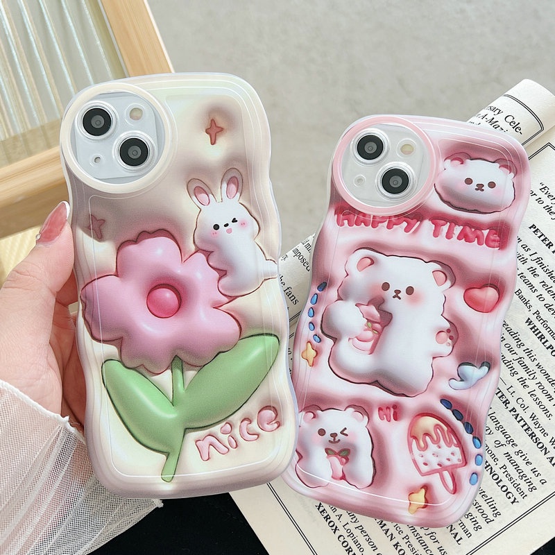 Cartoon Casing For iPhone 16 15 14 13 12 11 Pro Xs max Mini 7 8 6 6S ...