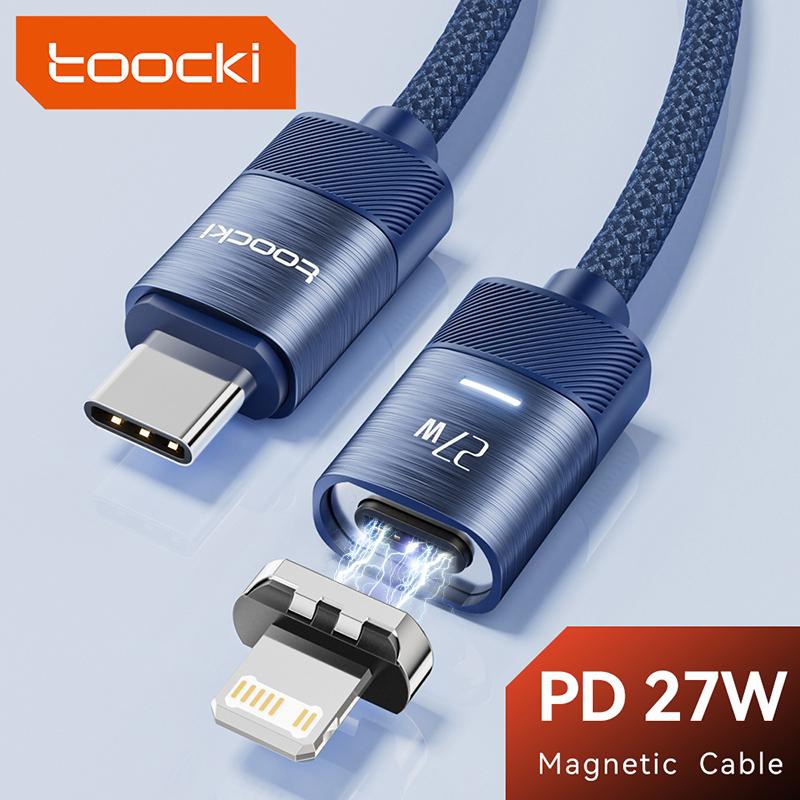 Toocki Type C Magnetic Cable 27W Quick Fast charging Data Cord For ...