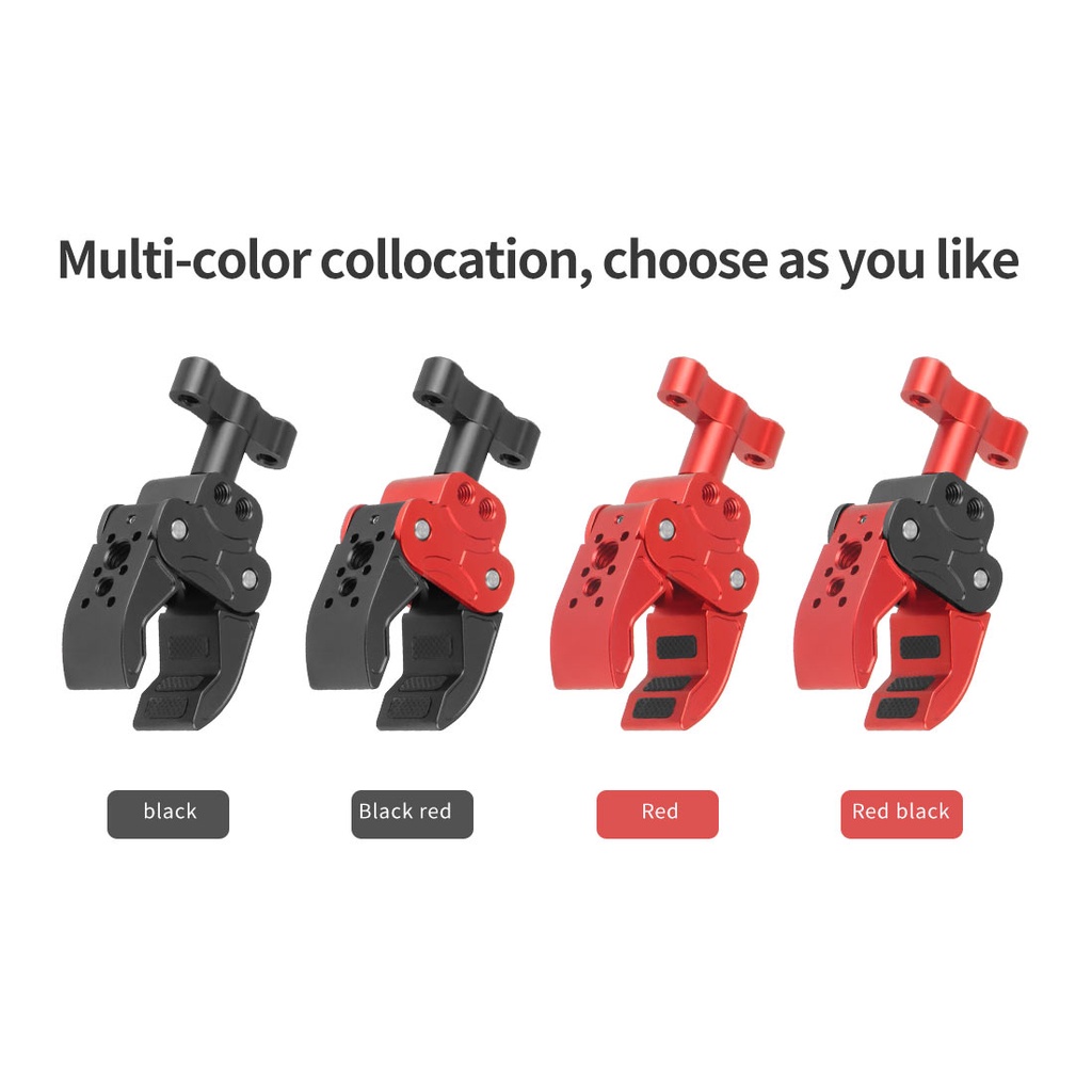 BGNing For GoPro 13 12 11 / DJI OSMO Camera Super Clamp Clip Holder 1/4 ...