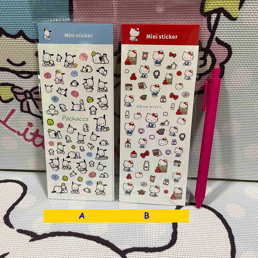 Sanrio Design Mini Stickers - Pochacco Hello Kitty | Shopee Philippines