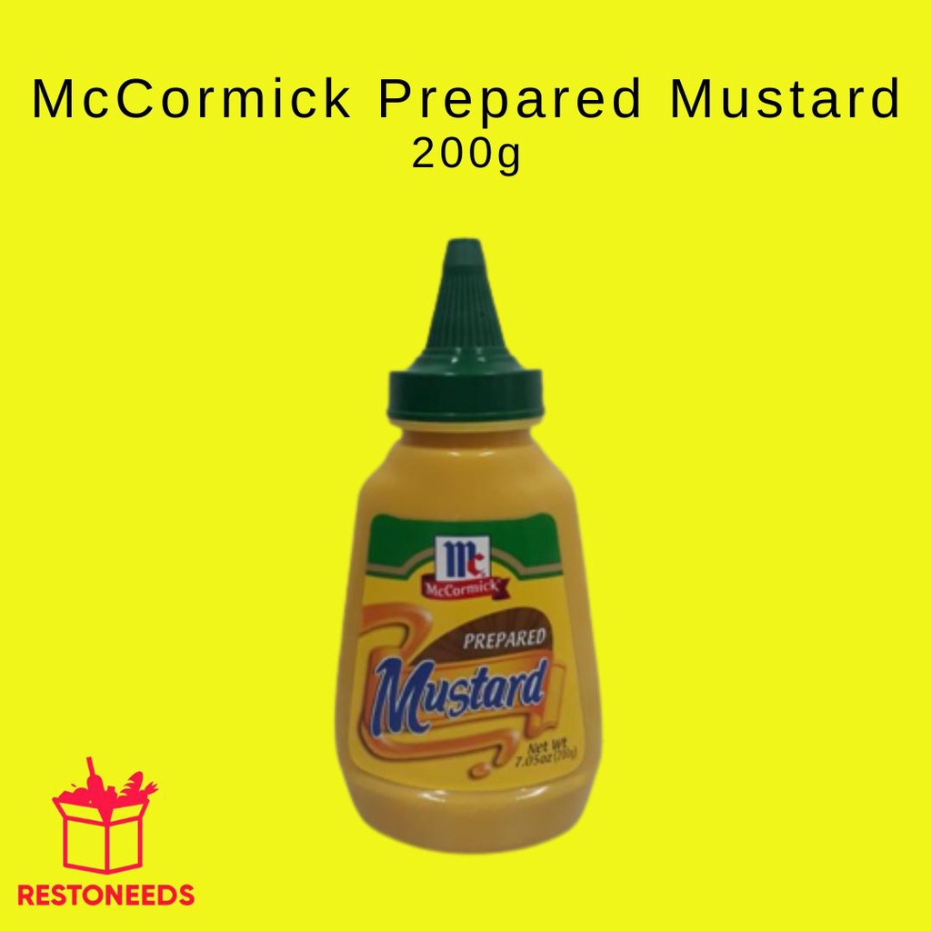 McCormick Prepared Mustard 200g | Shopee Philippines