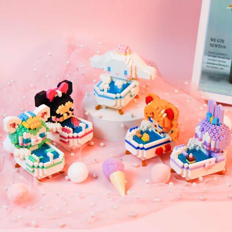 Lego Bricks Toys Miniature Small Particle Building Blocks Cartoon ...