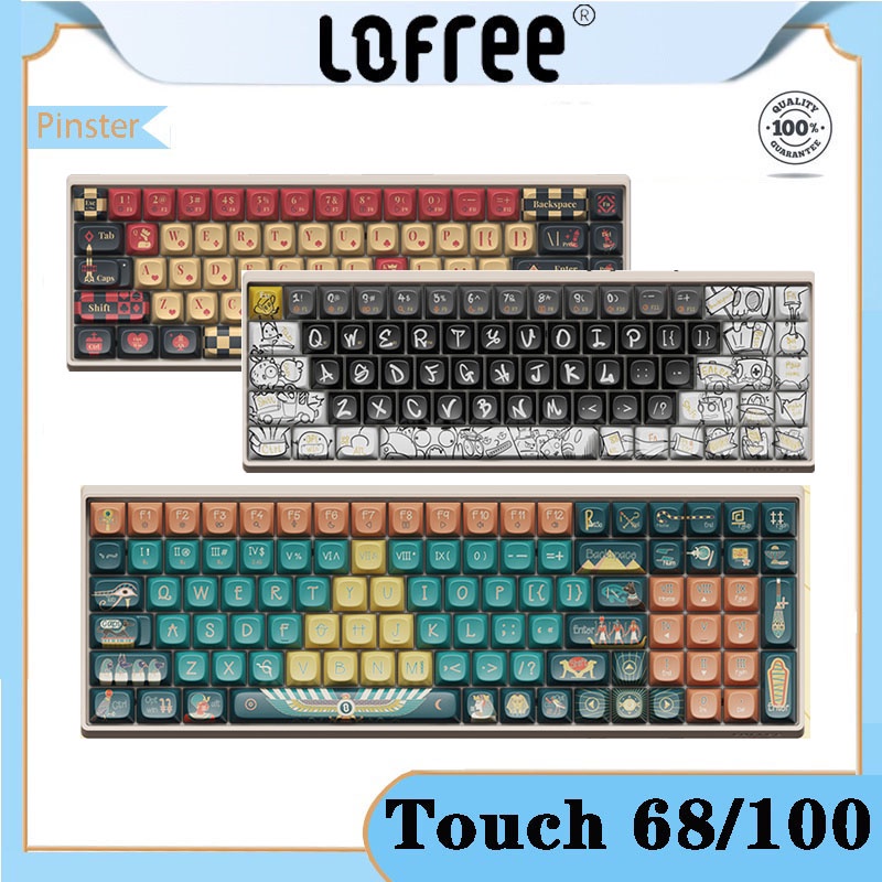 Lofree Touch 68/100 keys mechanical keyboard wireless bluetooth ipad ...