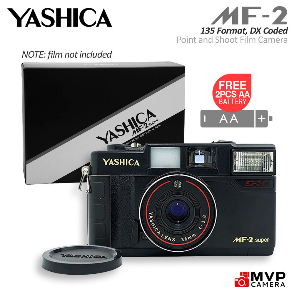YASHICA MF-2 MF2 Super Reusable 135 35mm Film Analogue Camera MVP CAMERA | Shopee Philippines
