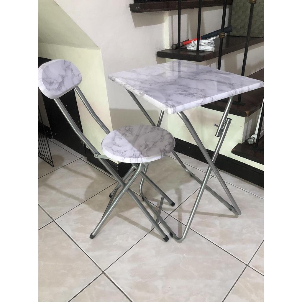 Foldable Table and Chair with Bracket Set | Shopee Philippines
