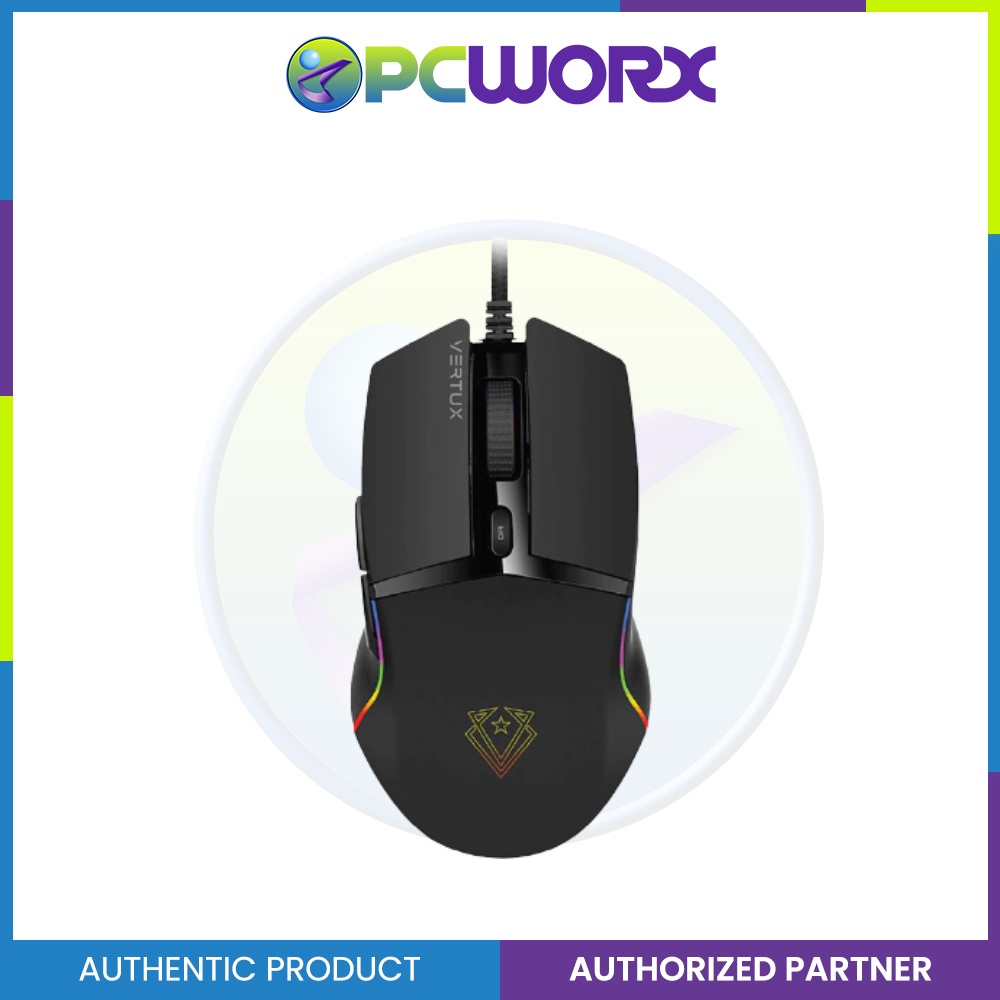 Vertux Argon RGB Gaming Mouse | Shopee Philippines
