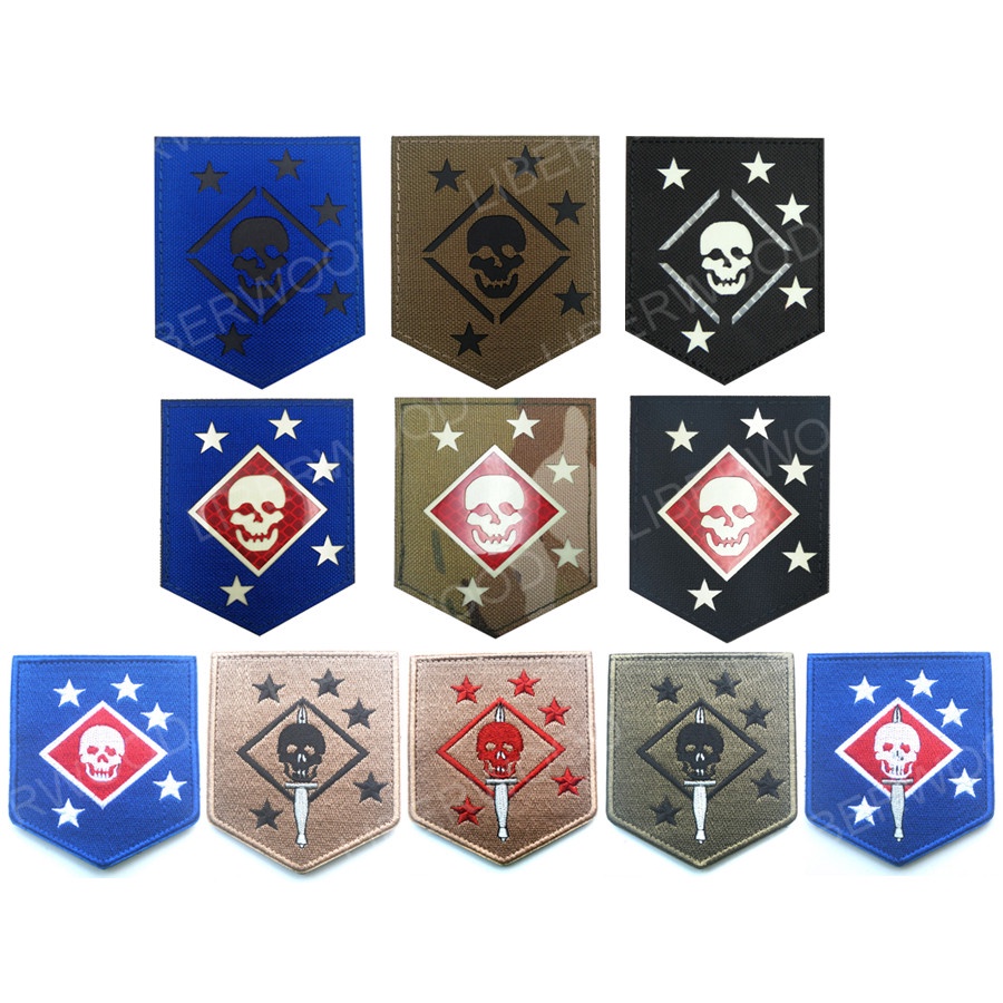 Reflective Kandahar Whacker USMC Ghost IR Patch Force Recon SSI SP OPS ...