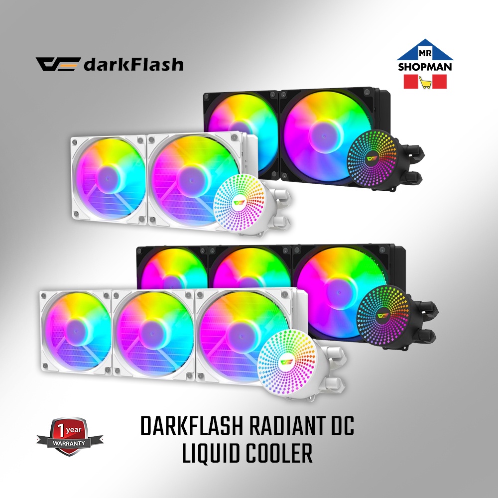 Darkflash Radiant DC240 / DC360 Liquid CPU Cooler AIO DC 240 / 360 ...